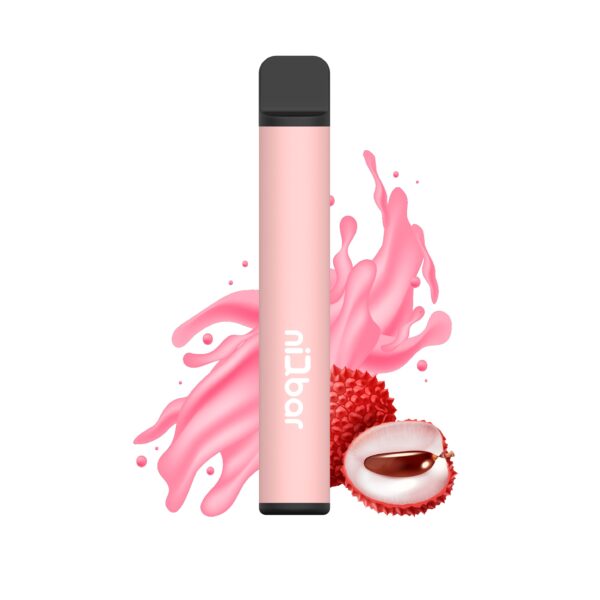 NiQbar Nicotine Vape LYCHEE ICE - Royal Hemp